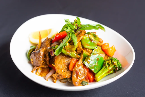 Thai Basil Beef - Thairoom Catering